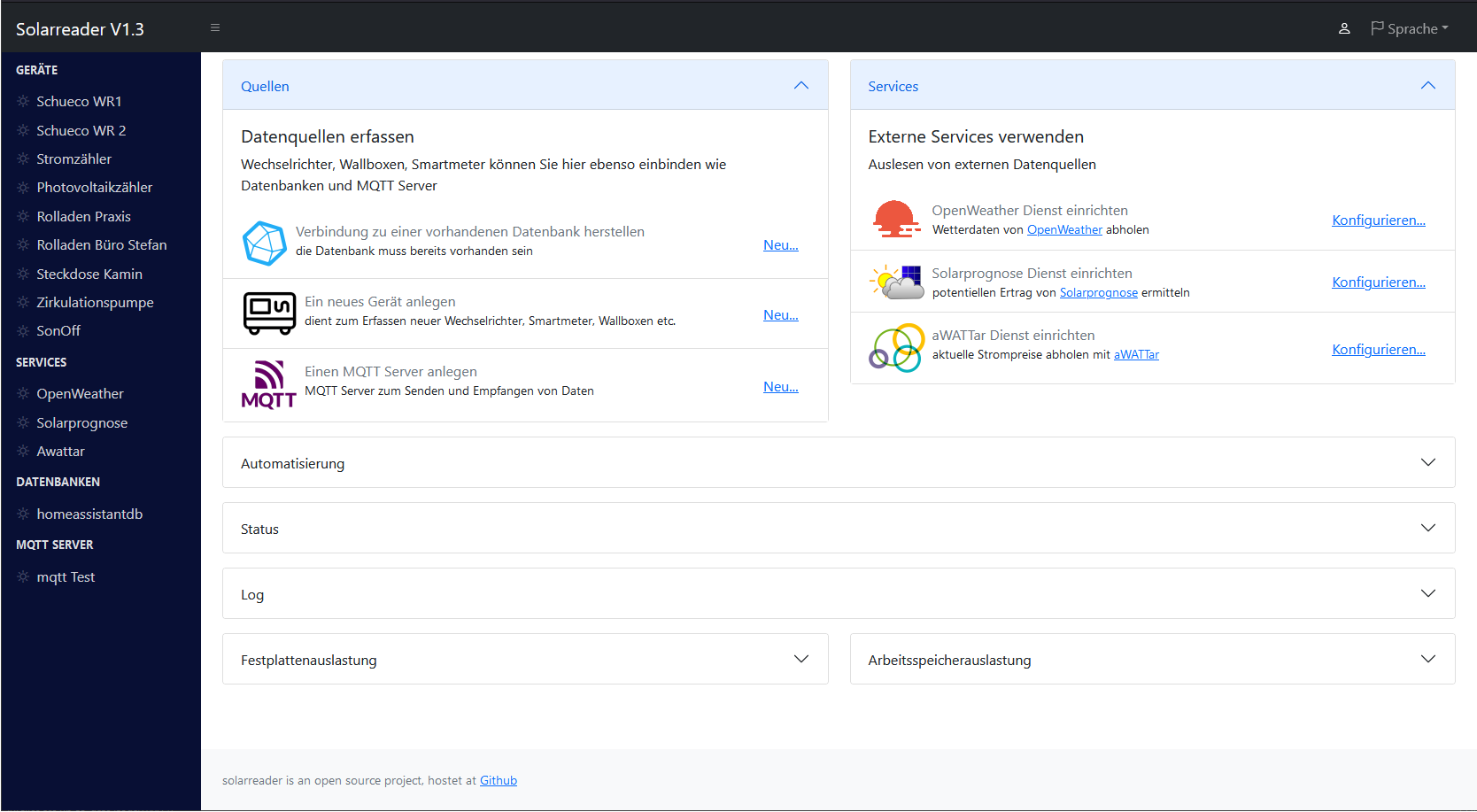 GitHub - Schnippsche/solarreader: Solarreader